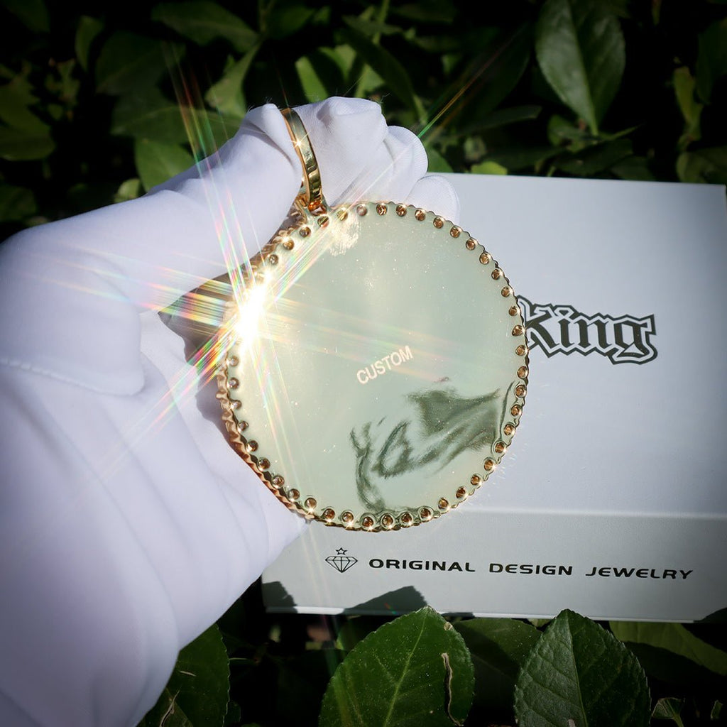 3d Custom Circle Picture Pendant--Zuuking – ZUUKING
